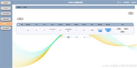 2025年计算机毕业设计springboot 乡村老人关爱服务系统 csdn博客