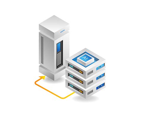 Flat 3d Concept Isometric Illustration Of Artificial Intelligence Big