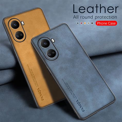 For Huawei Nova Se Case Matte Lambskin Leather Back Cover On Hauwei Huawey Nova Se Nova Se