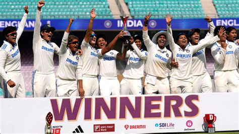 India Vs England Womens Test Hosts Seal 347 Run Victory On Day Three