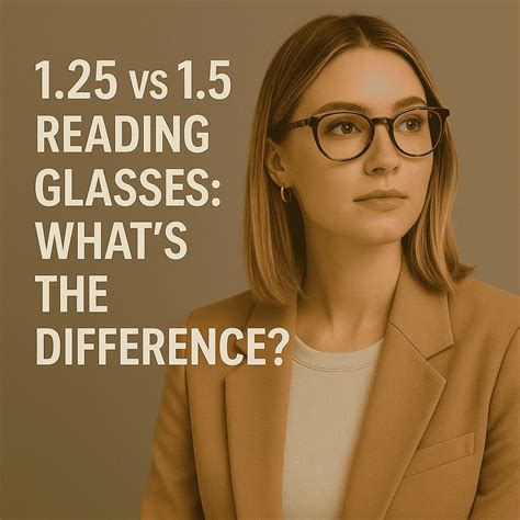 1 25 Vs 1 5 Reading Glasses Whats The Difference Professional Custom Eyewear Manufacturer