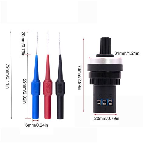 Knobs Potentiometer Volume Knob Variable Resistors Assorted Kit 10K Potentiometer Handles