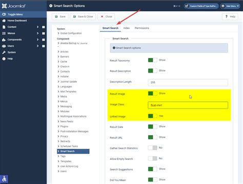 Customizing Joomla 4s Smart Search Results Pages With Images Custom