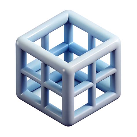 Captivating Mysterious Surreal Minimal Cube Grid Crisp Edges With Scalable Design