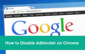 How To Turn Off Adblocker On Chrome