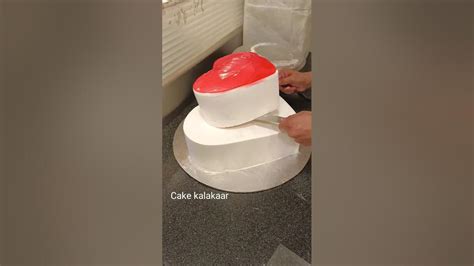 Heart Shape Engagement Cake 💕 Youtube