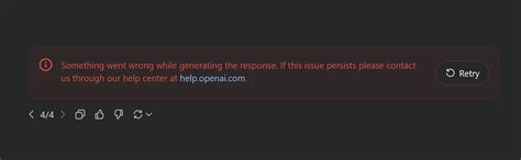 o1 pro instantly returns error message something went wrong while generating the response