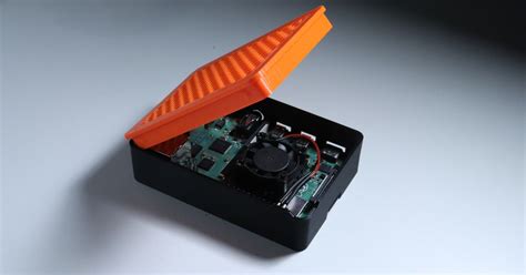 Rasberry Pi Model B Case With Snap Fit Mesh Lid By Mateo Van Damme Download Free STL Model