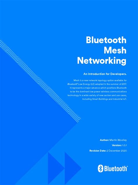Mesh Technology Overview Pdf Computer Network Bluetooth