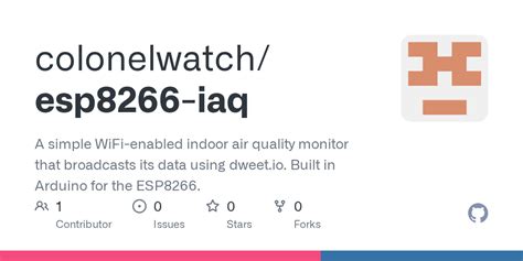 Github Colonelwatchesp8266 Iaq A Simple Wifi Enabled Indoor Air