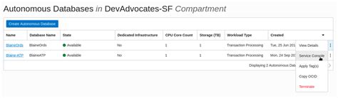 Oracle Rest Data Services On Autonomous Transaction Processing Database Learn Code Share