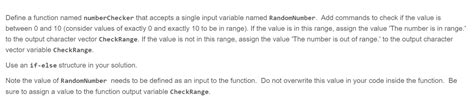 Solved Define A Function Named Numberchecker That Accepts A