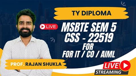 msbte sem 5 introduction it co aiml ty diploma youtube