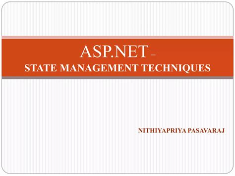 State Management Pdf Web Design And Html Internet