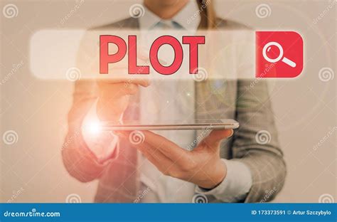 Writing Note Showing Plot Business Photo Showcasing Sequence Of Events Inside A Story Where