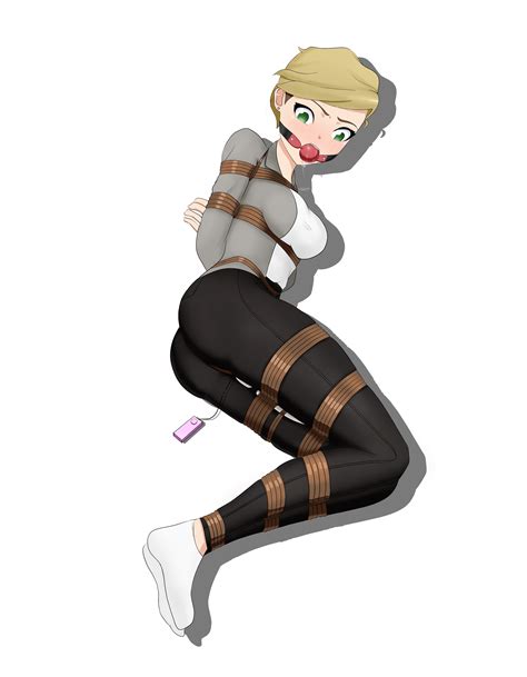 Rule 34 Ball Gag Blonde Hair Bondage Bound Cant1ndausername Drool