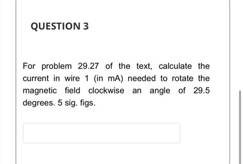 Solved For Problem Calculate The Current In Wire In Chegg Com