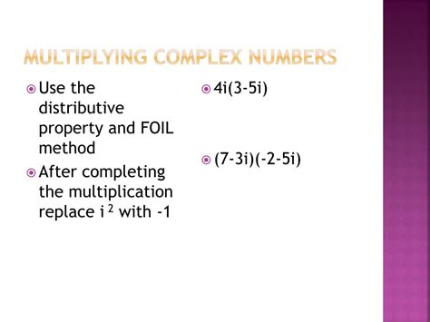 Ppt Complex Numbers Powerpoint Presentation Free Download Id2838675