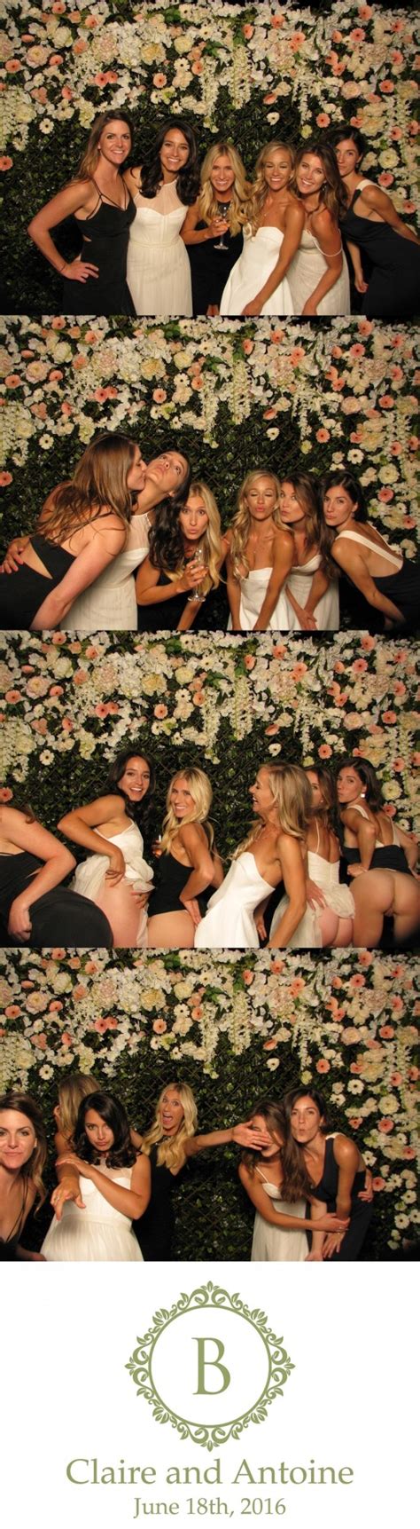 Bridesmaid Flashes Pussy In Photobooth Niao