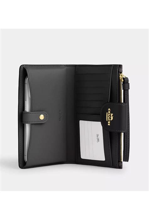 Coach Phone Wallet In Signature Canvas Lussonet