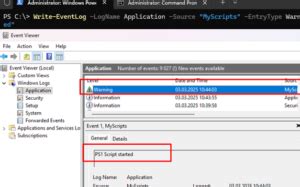 How To Write Logs To The Windows Event Viewer From PowerShell CMD Windows OS Hub