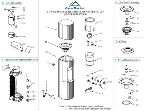 Master Chef Water Cooler Replacement Parts