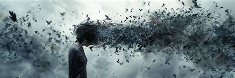 Premium Photo A Persons Thoughts And Emotions Are Like A Jumbled Mess Representing The Chaos