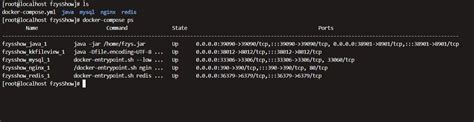 Docker Compose入门以及部署springbootvueredismysql前后端分离项目以若依前后端分离版为例 霸道
