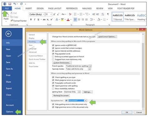 How To Hide Spelling And Grammatical Errors From MS Word