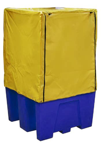 Ibc Bund Pallet Blue Cw Premium Yellow Cover Ecosure