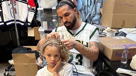 Drake Does His Son Adonis Hair In Adorable Father Son Moment Access