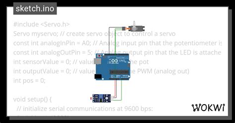 Photoresistor Servo Wokwi Esp32 Stm32 Arduino Simulator