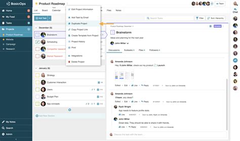 creating a project basicops help center