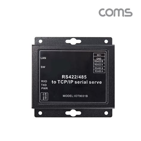 Coms Rs422 Rs485 이더넷rj45 컨버터 디바이스 서버 12v2a 아답타 포함 Tcp Ip 1665046452