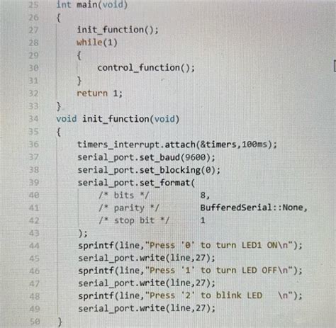 Solved Void Controlfunctionvoid