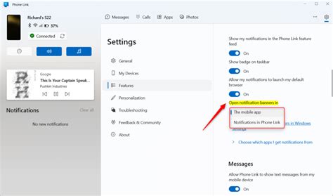 access phone link notifications easily geek rewind
