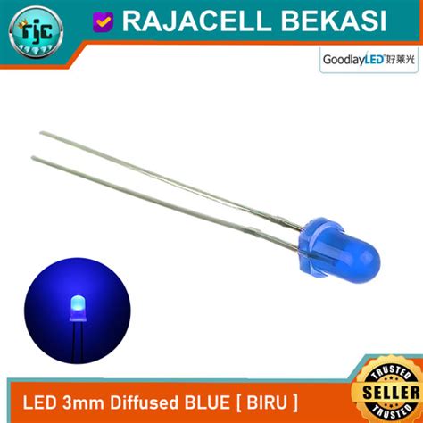 Jual LED 3mm Diffused Blue Biru Lampu Led Diode High Quality Kota Bekasi RAJADUINO Tokopedia