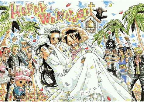 One Piece Luffy And Nami Married