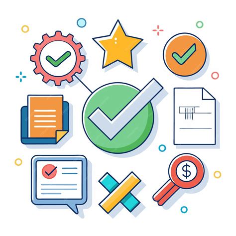 Checkmark Icon Checkmark Vector Set Checked Check Box Sign Approved