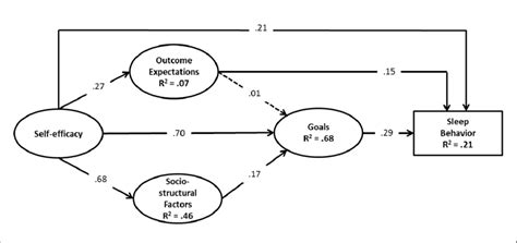 D Social Cognitive Theory Model Of Sleep Behavior N Filled In Download Scientific