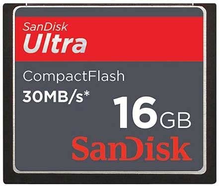 Sandisk Compact Flash Ultra 16 GB - DiscoAzul.com