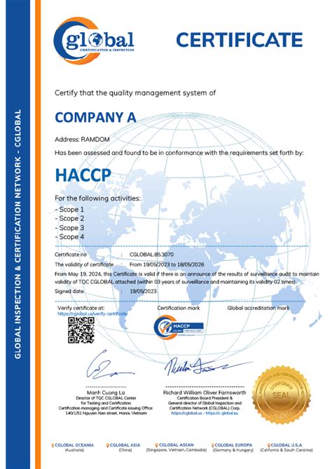 Haccp Certification In Cambodia