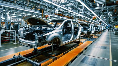 Premium Photo Car Assembly Line In Action