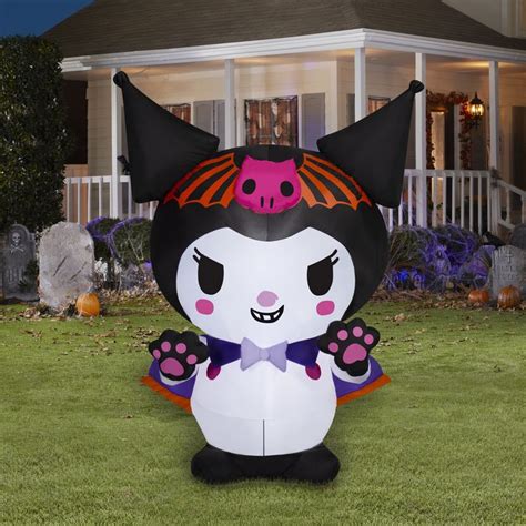 Halloween Kuromi Hello Kitty Airblown Yard Inflatable By Sanrio And