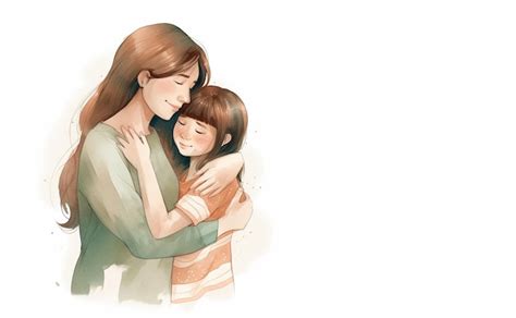 Premium Ai Image Mother S Day With Mother And Daughter Generative Ai