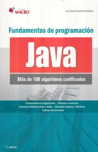 Libro Fundamentos De Programación Java Dku Envío gratis