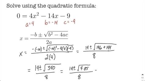 Quadratic Equation Solver Formula Youtube Algebra 1 The Discriminant