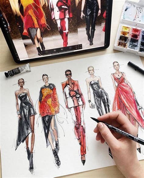 Yana Korchmina My Archival Fashion Illustrations Fashionillustration