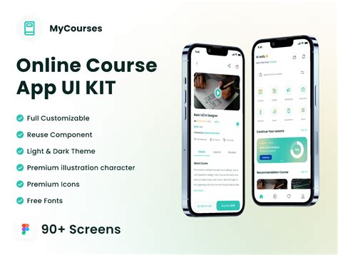My Courses UI KIT Figma