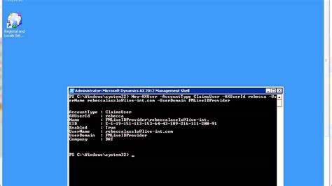 Microsoft Dynamics Ax Managing Users Through Powershell Youtube